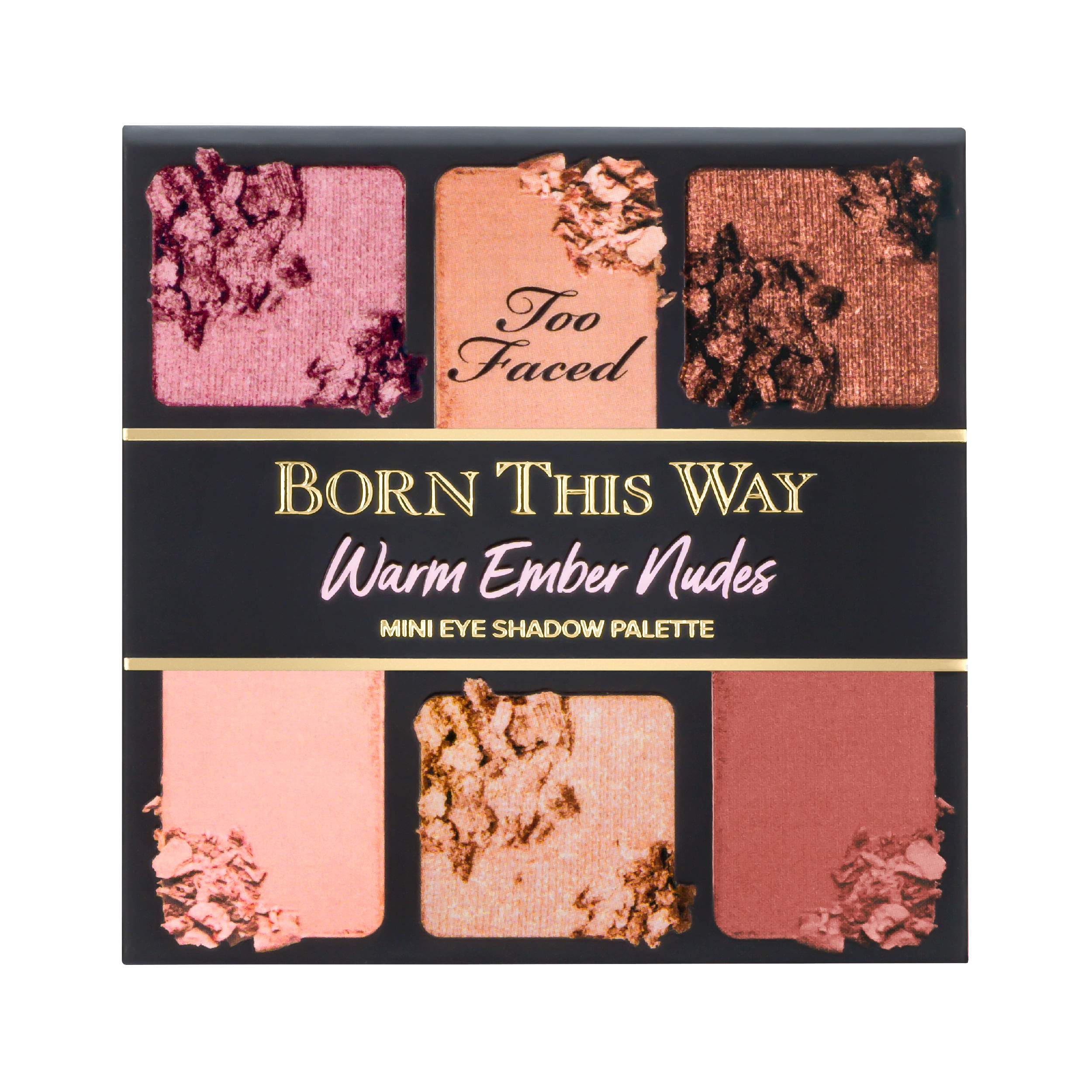 Mini Paleta de Sombras Born This Way Natural Nudes Mini Eye Shadow Palette - Warm Ember Nudes ...